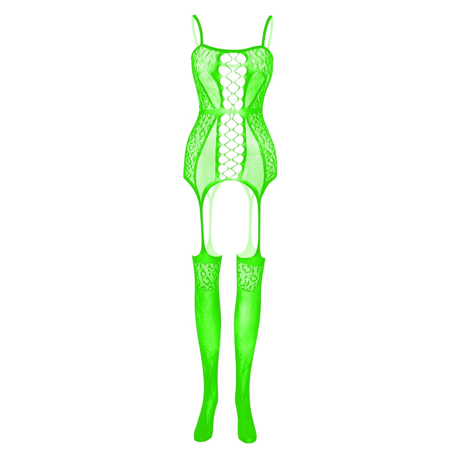 RUTAYY Lingerie Women Spaghetti Gallus Non Solid Color Pantyhose ...