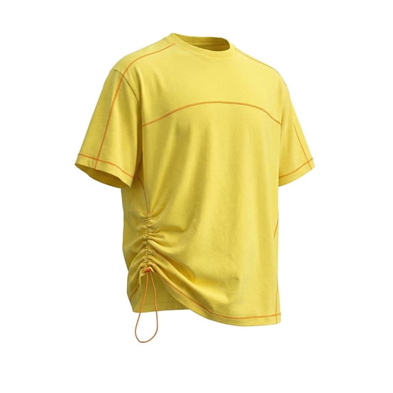 RUTAYY Men's T-Shirts 2026 Summer Solid Color Casual Running Sport Cool ...