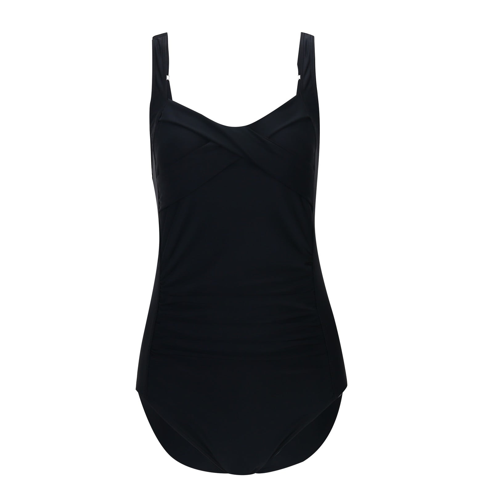 RUTAYY Swimwear Women Retro Pleated Gathered Retro Padded Swimsuit Pool ...