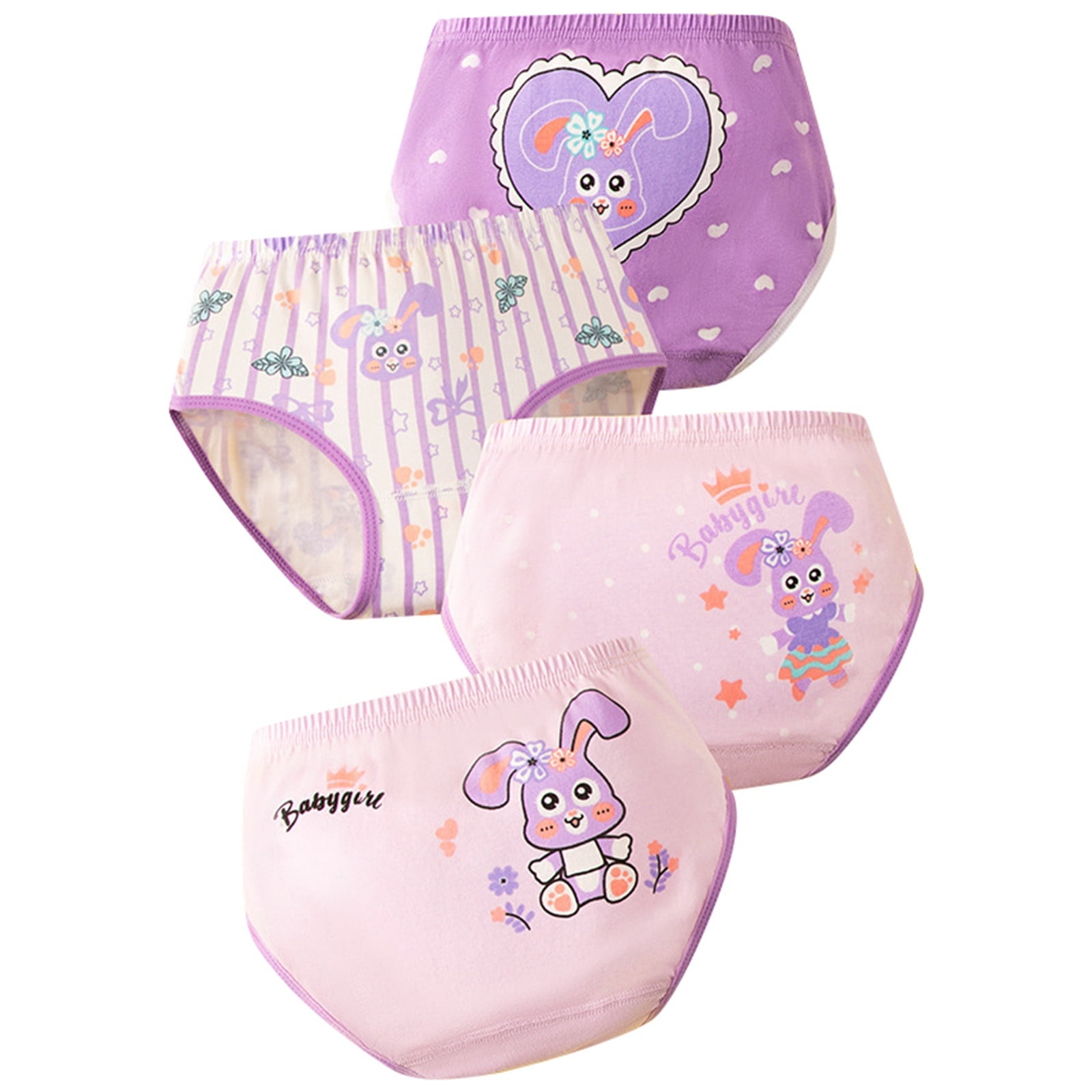 RUTAYY Toddler Girl's Underwear Cute Comfortable Cartoon Briefs Shorts ...