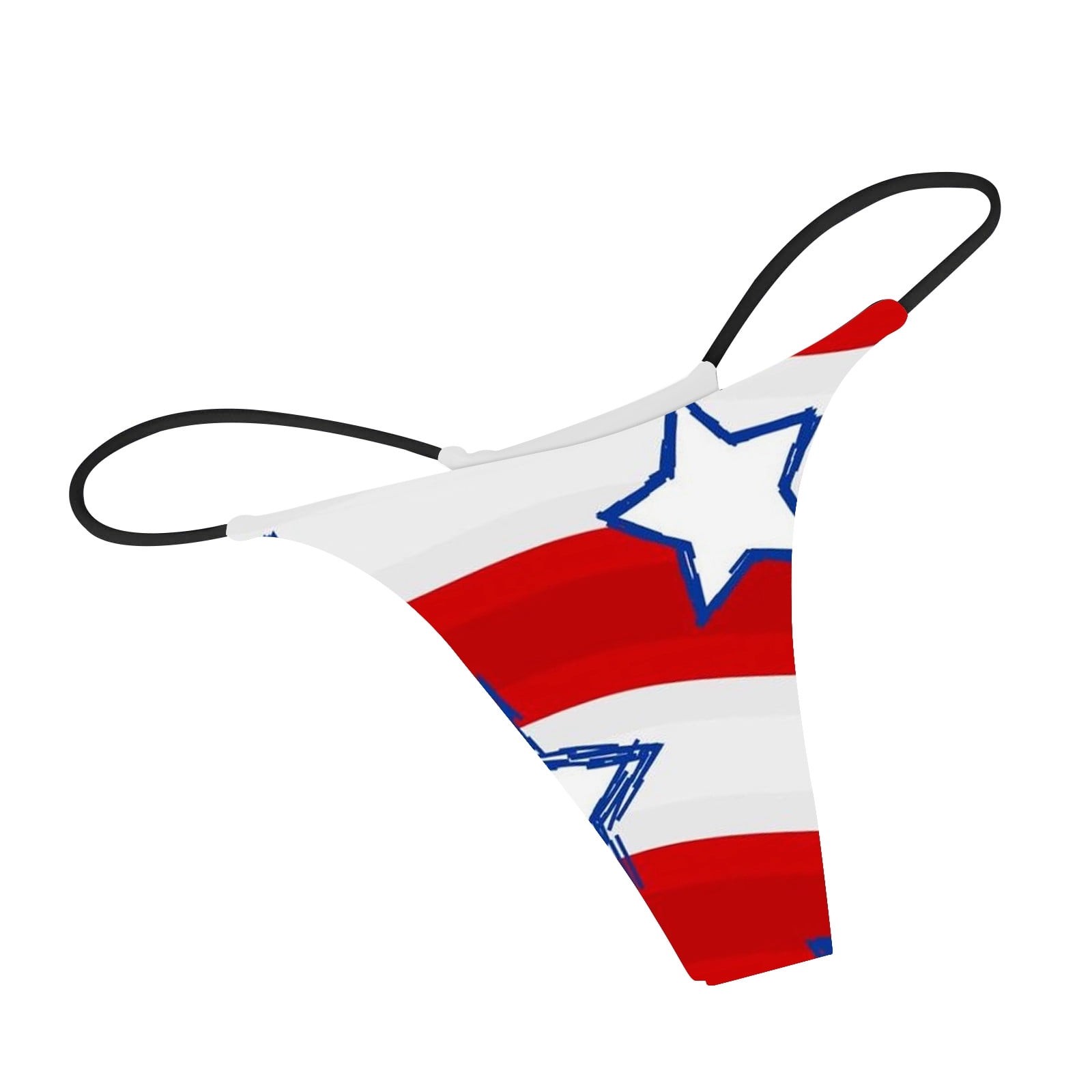 RUTAYY Womens Independence Day Plaid Printed Breathable Underwear ...