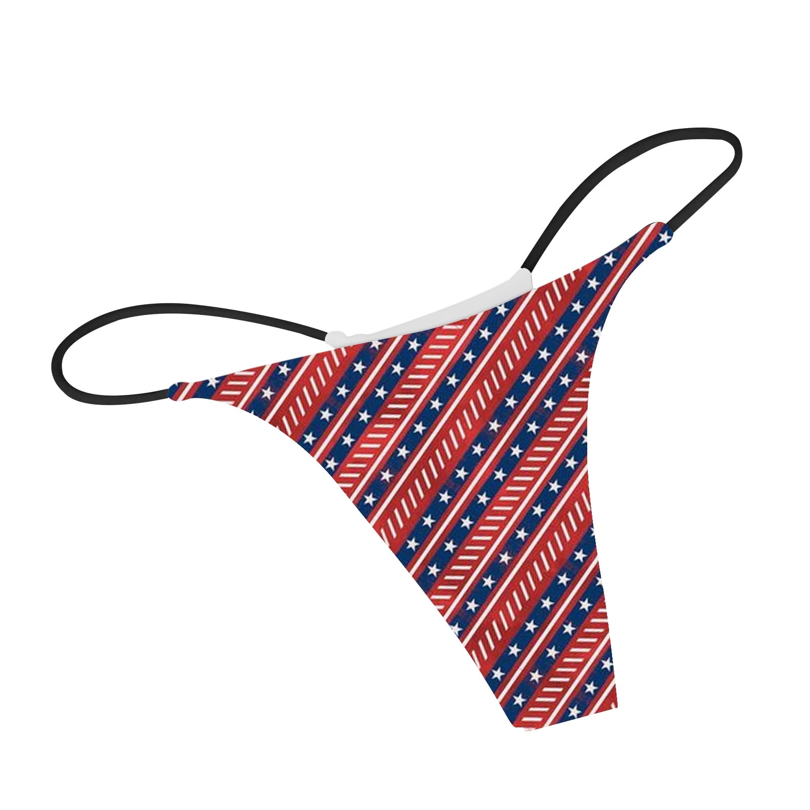 RUTAYY Womens Independence Day Plaid Printed Breathable Underwear ...