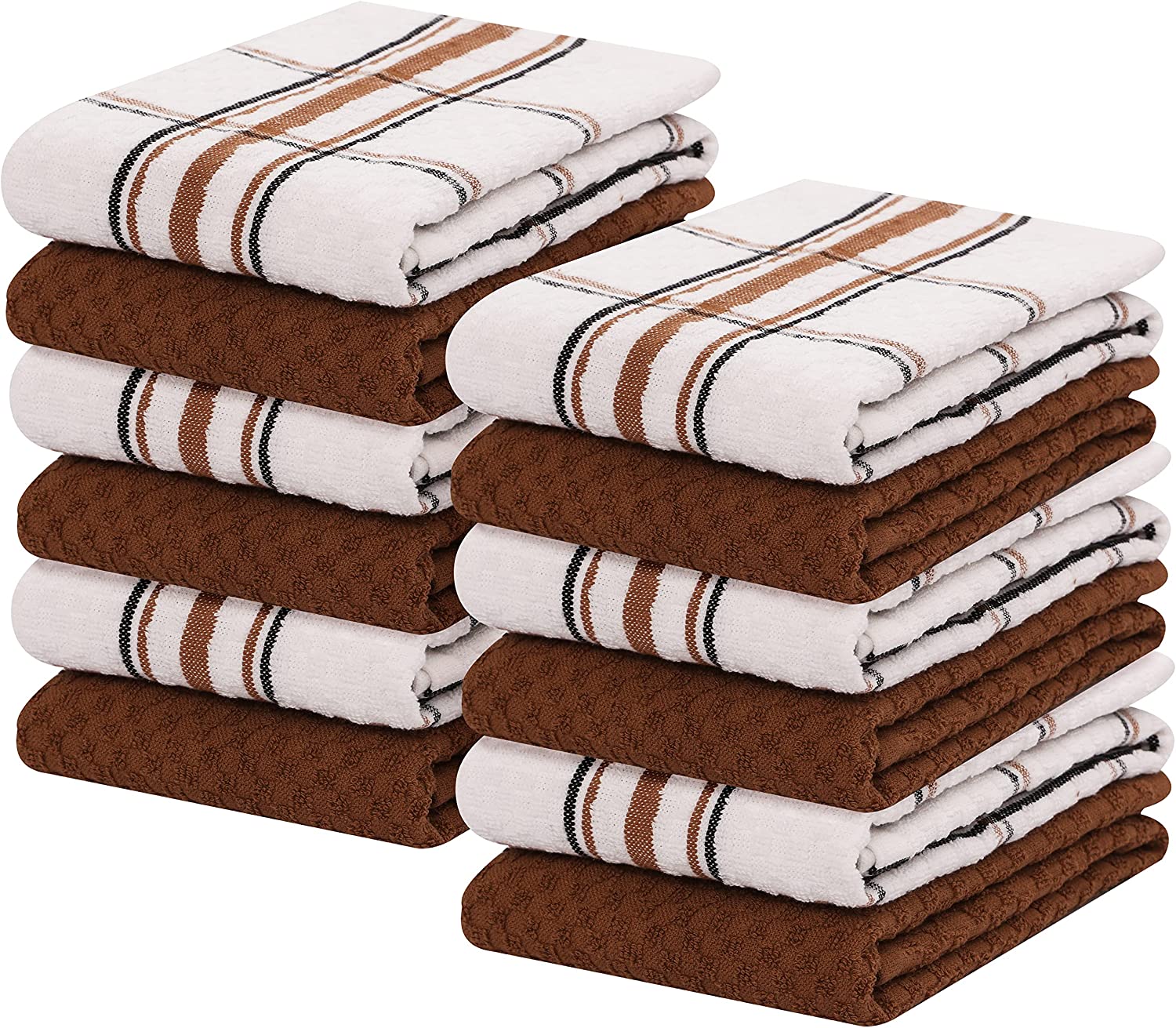 Mainstays, 20 Piece Set, Terry & Flat Kitchen Towel, Dish Cloth, Flour ...