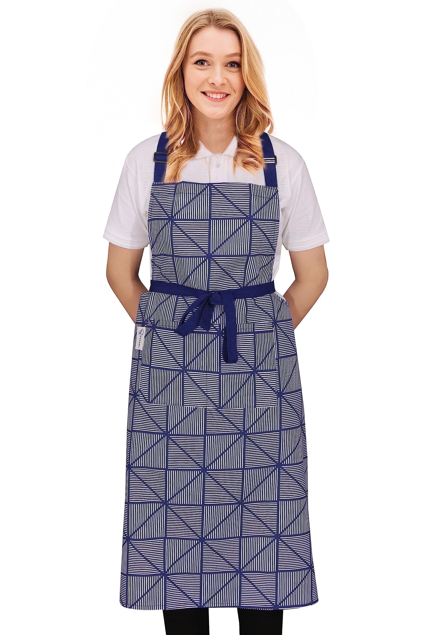Ruvanti Pro Grade Aprons - 100% Cotton, Extra Pockets, Heavy Duty, Men ...