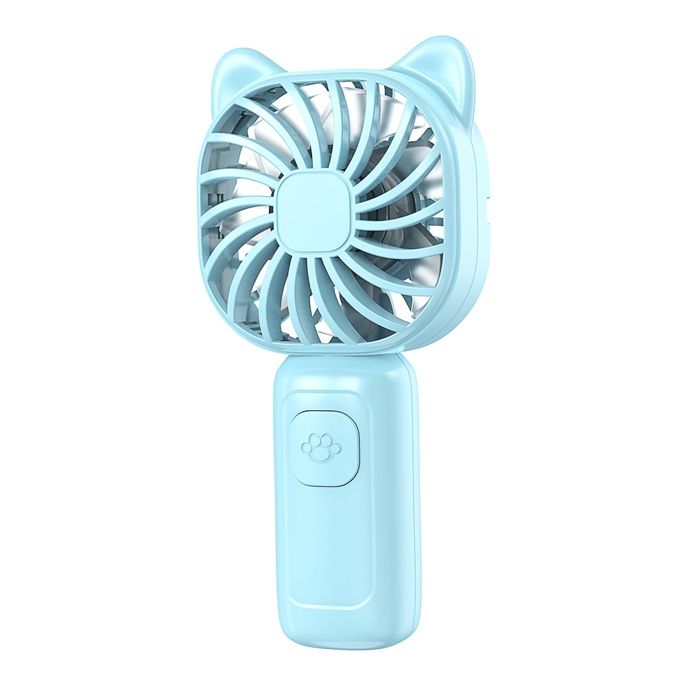 RUXAN Portable Handheld Mini Fan,USB Rechargeable Small Pocket Fan ...