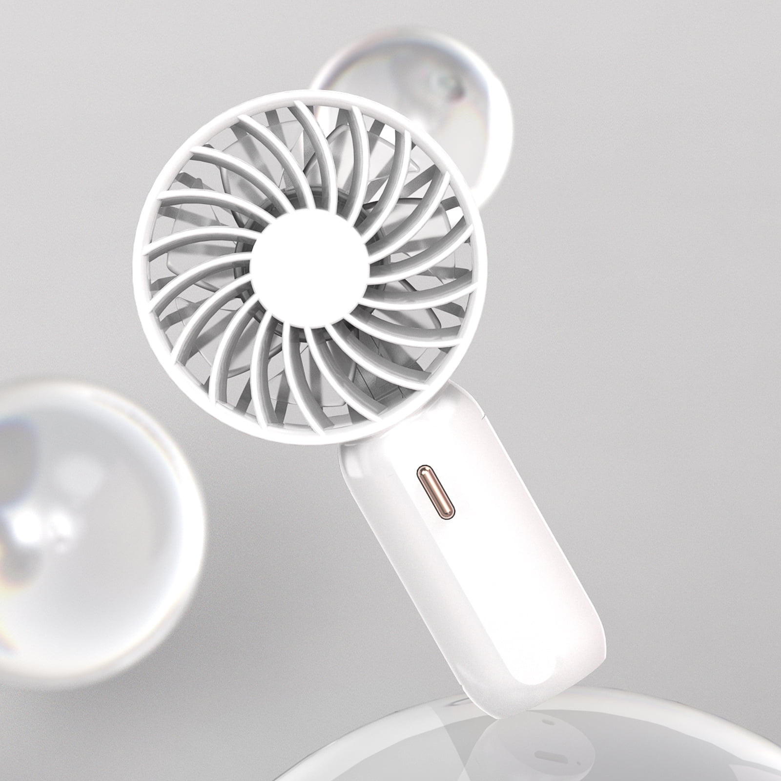 RUXAN Handheld Mini Pocket Fan, USB Rechargeable, 3 Speed, Portable ...