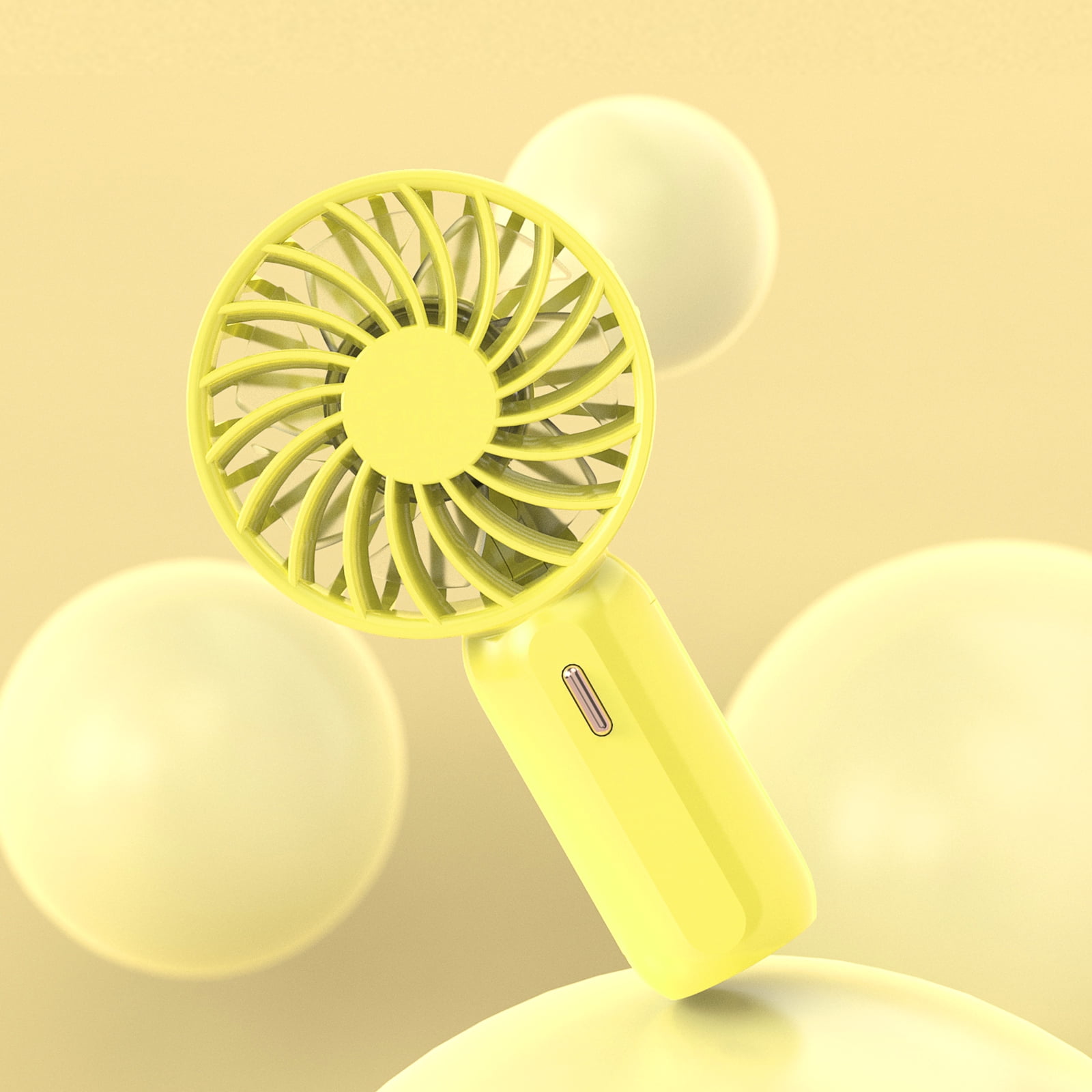 RUXAN Portable Pocket Fan with USB Rechargeable Battery 3 Speed ...