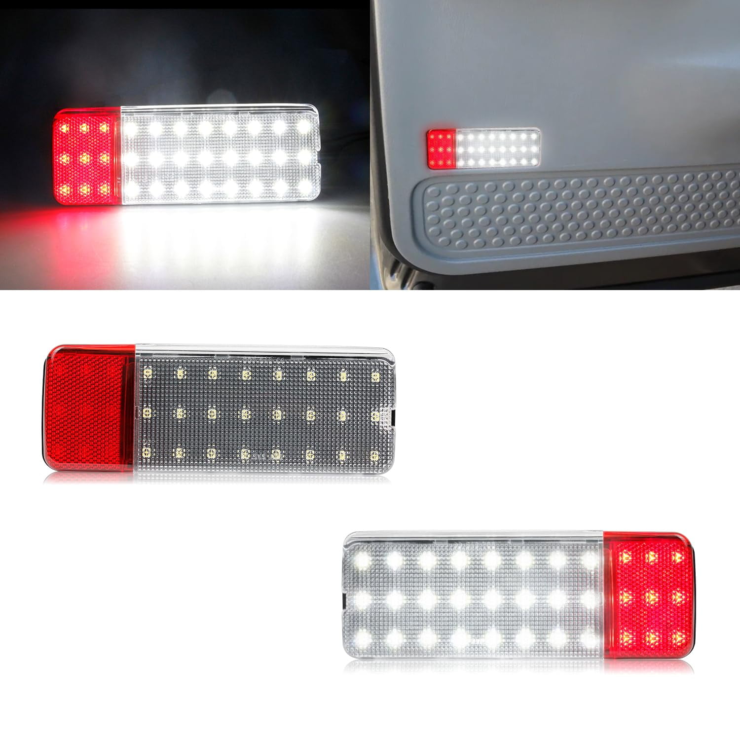 RUXIFEY LED Interior Light MMF7 Panel Courtesy Lights Compatible with ...