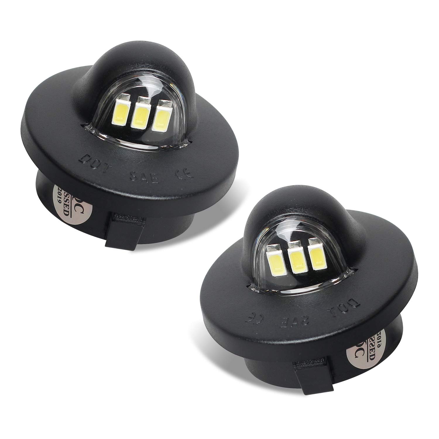 RUXIFEY LED License Plate IFF17 Lights Tag Light Lamp Assembly ...