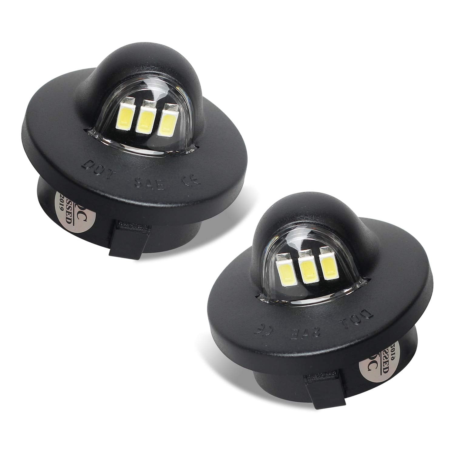 RUXIFEY LED License Plate RRF12 Lights Tag Light Lamp Assembly ...