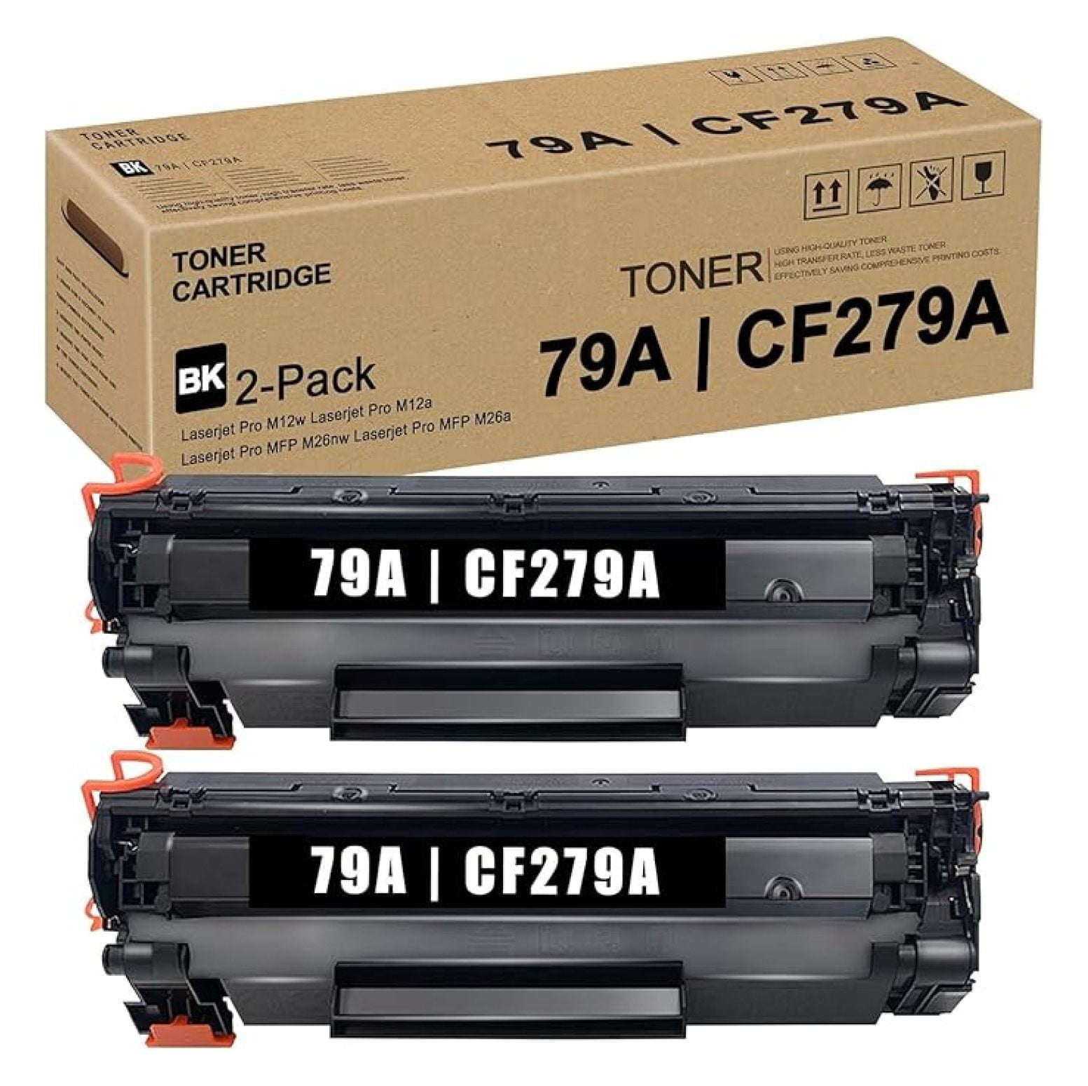 RUYY 79A,CF279A Toner Cartridge (Black,2 Pack) Replacement for Pro M12w ...