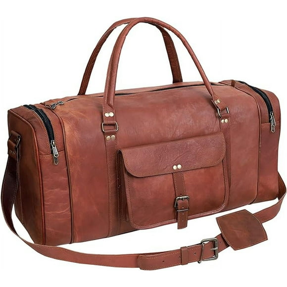 Leather Overnight Bags Men