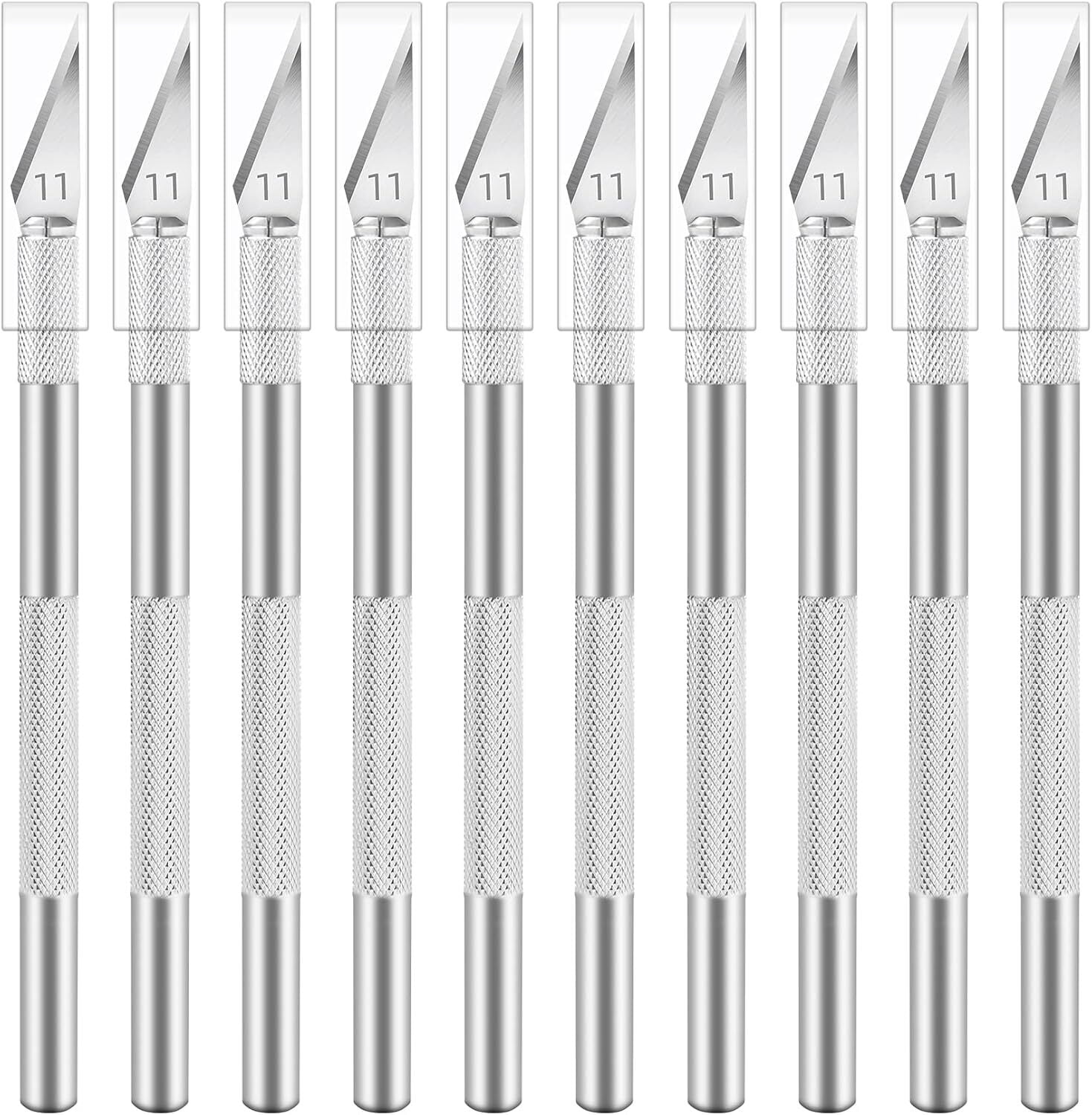 RUseeN 10 Pack Exacto Knife Set, Stainless Steel Craft Knife Kit for ...