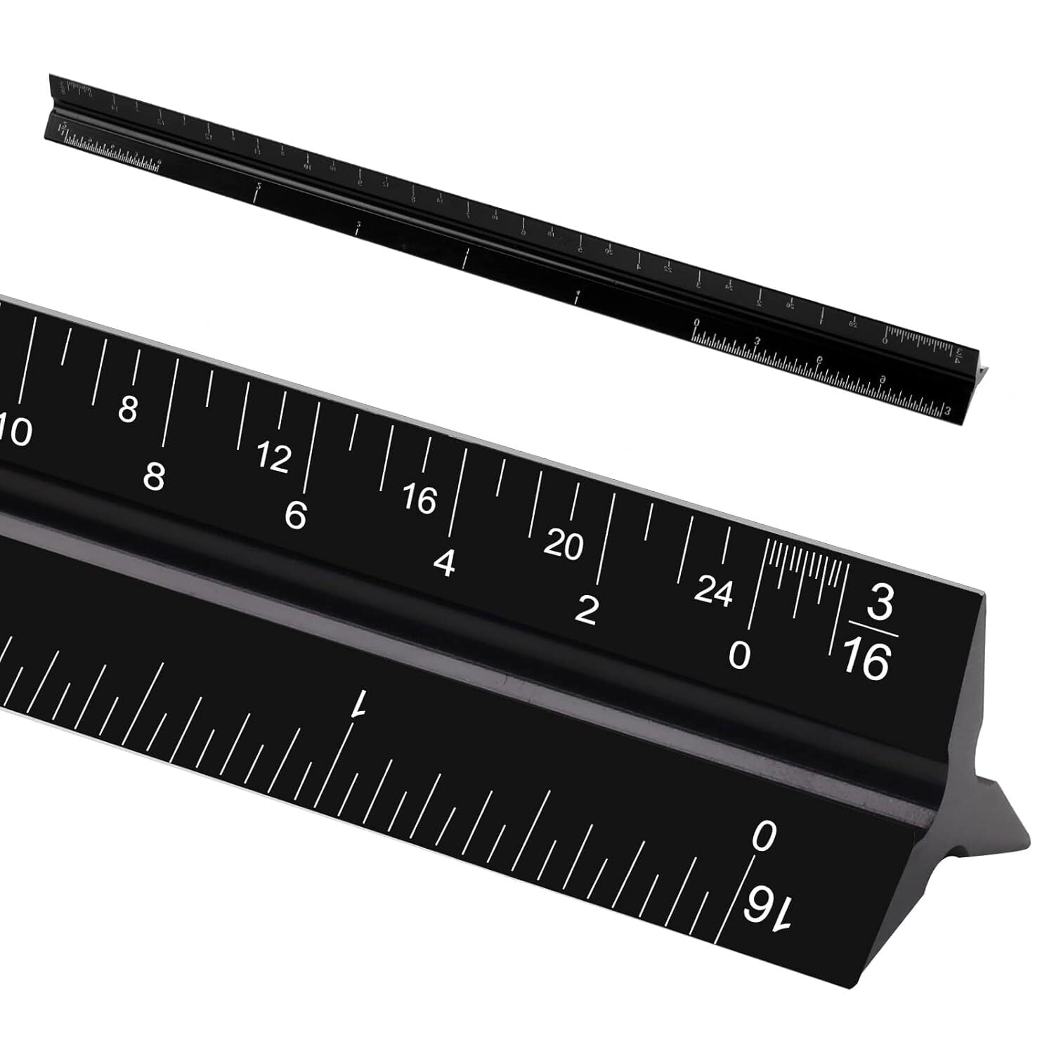 RUseeN 12'' Architectural Scaling Ruler, Imperial Architectural Scaling ...