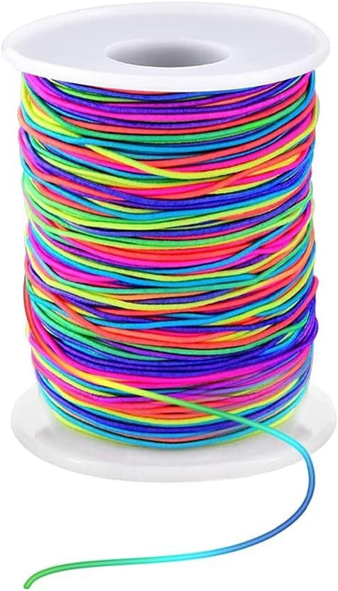 RUseeN 1mm Stretchy Bracelet String, 164 feet Elastic Cord Sturdy ...
