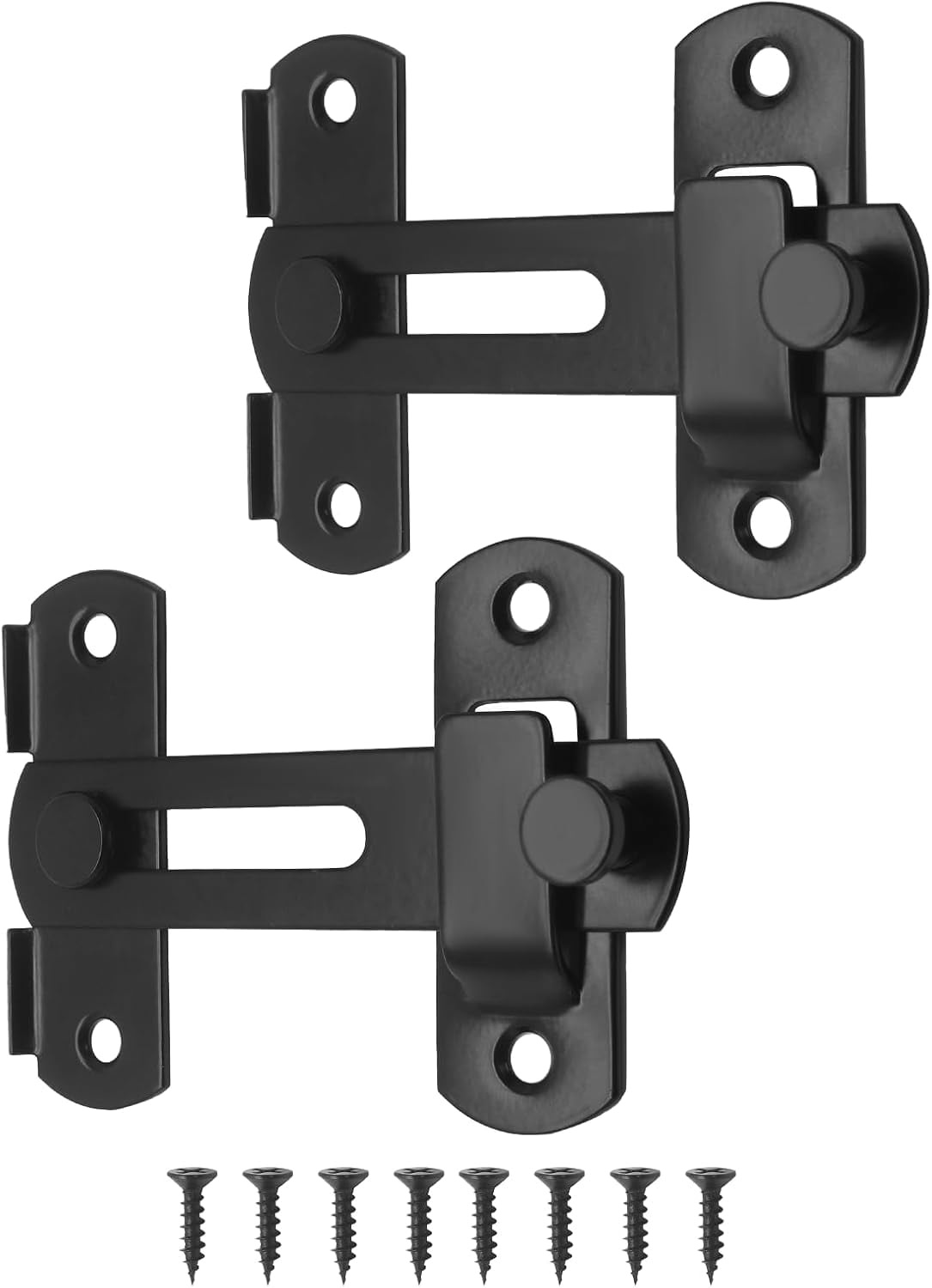 RUseeN 2 PCS 180 Degree Flip Sliding Barn Door Lock for Privacy ...