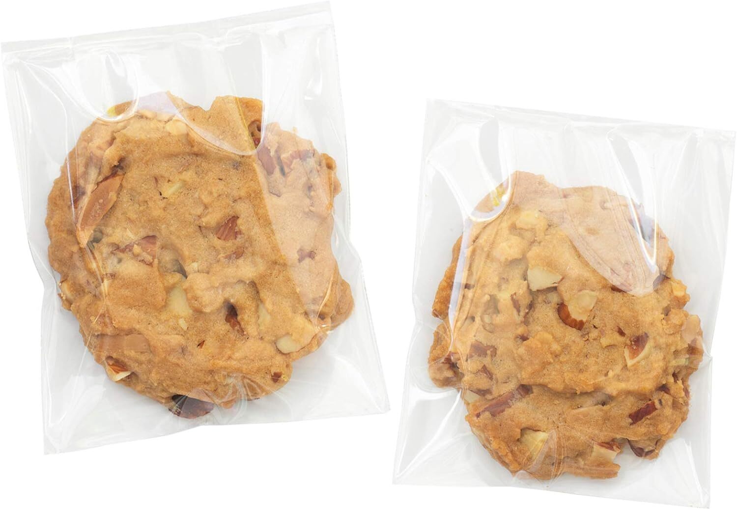 RUseeN 200 Pcs Self Adhesive Cookie Bags, 4x6 Inches Self Sealing ...