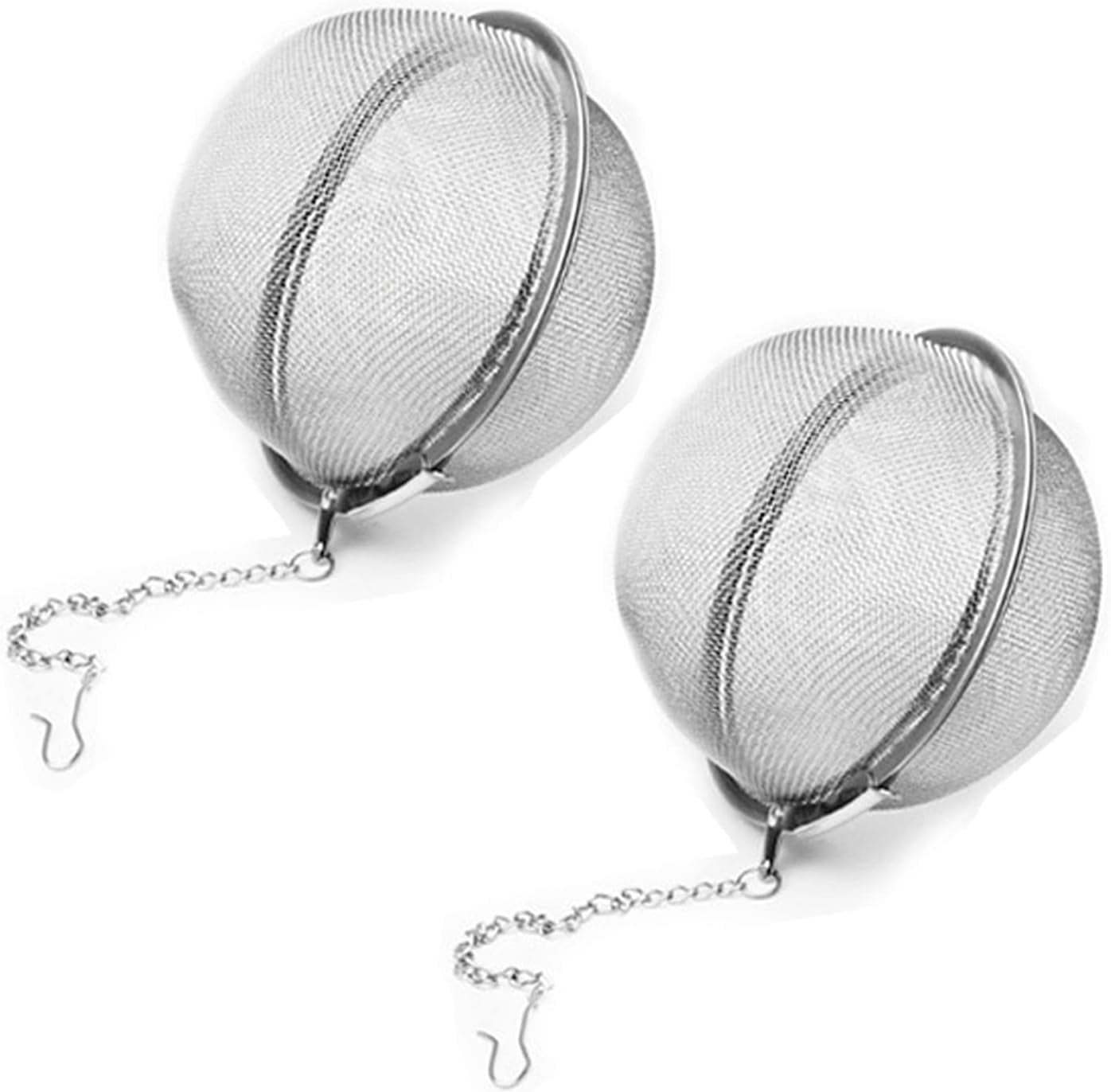 RUseeN 2Pcs Stainless Steel Tea Ball, 3.5 Inch Mesh Tea Infuser ...