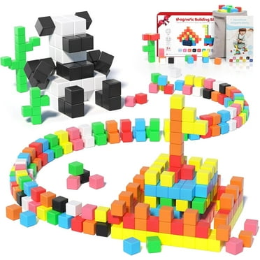 Little Pi Toys Princess Castle Magnetic Building Blocks Playset - 102 ...