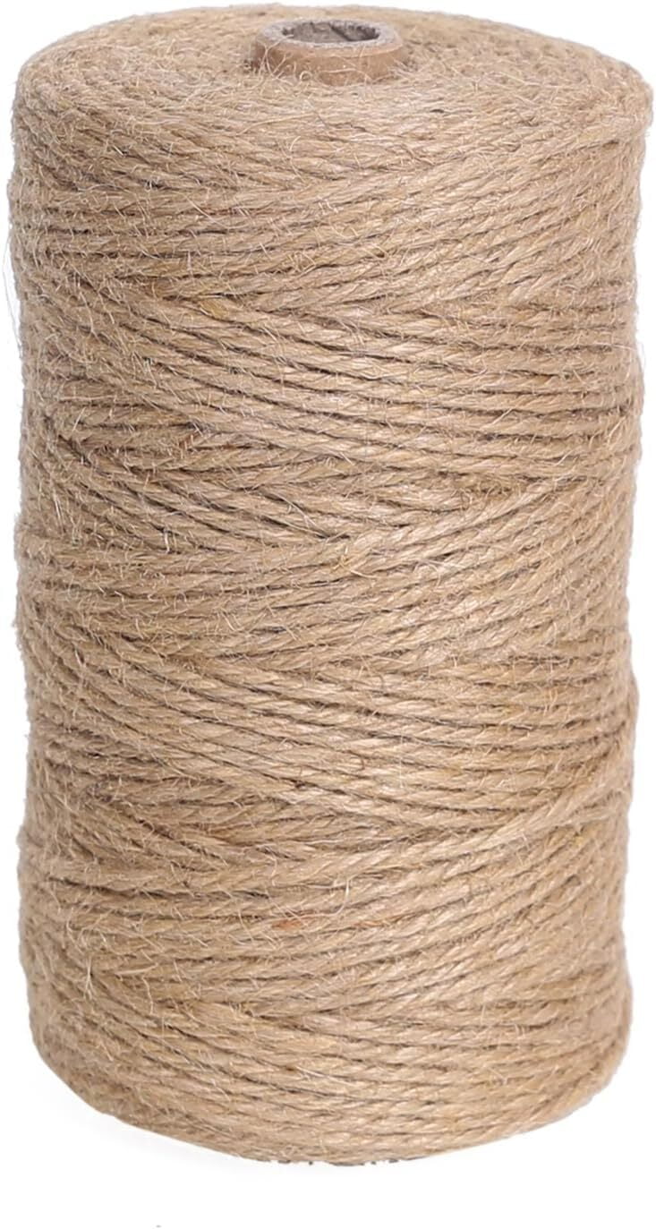 RUseeN 656 Feet/650 Meters Jute Twine Twine String Jute Rope for Crafts ...