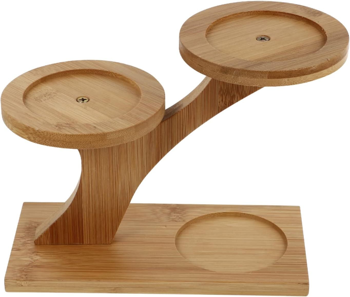 RUseeN Bamboo 3 Tier Desktop Plant Stand Indoor Small Windowsill Flower ...