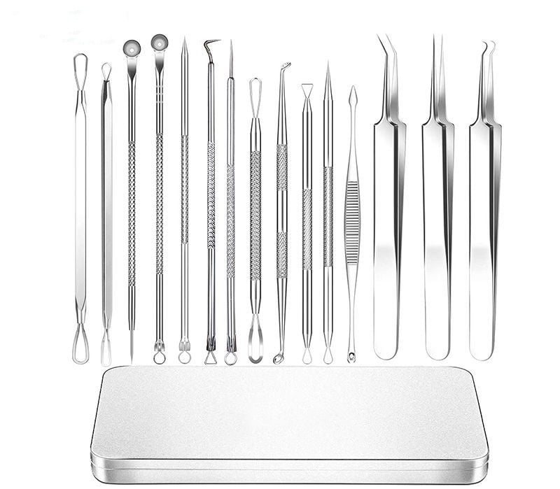RUseeN Blackhead Remover Tool Comedones Extractor Acne Removal Kit for ...