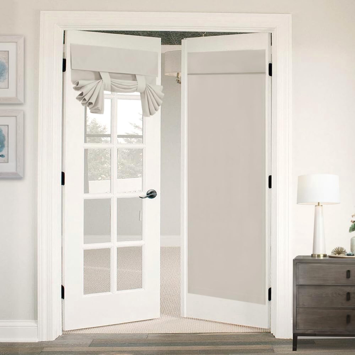 RUseeN Blackout Door Curtain - Privacy Thermal Insulated Door Window ...