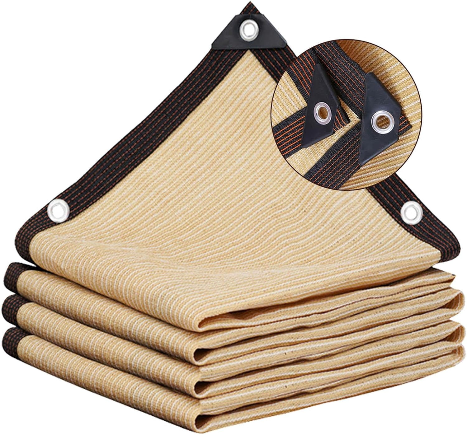 RUseeN Fence Privacy Screen Balcony Sun Shade Cloth 6.5 X 3 FT Shade Fabric Outdoor Patio ...