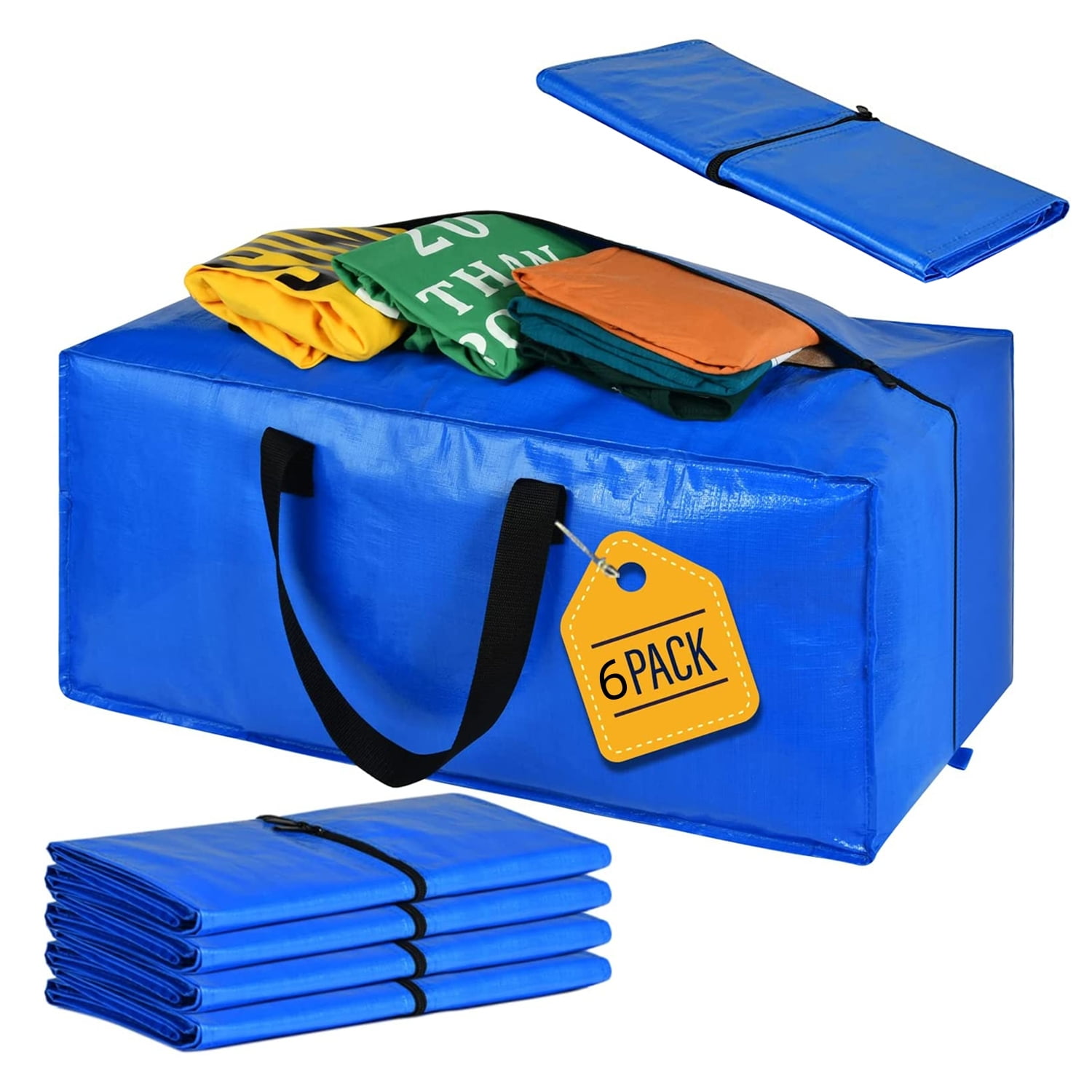 RUseeN Moving Bags Heavy Duty Extra Large, 6 PACK Boxes for Moving ...