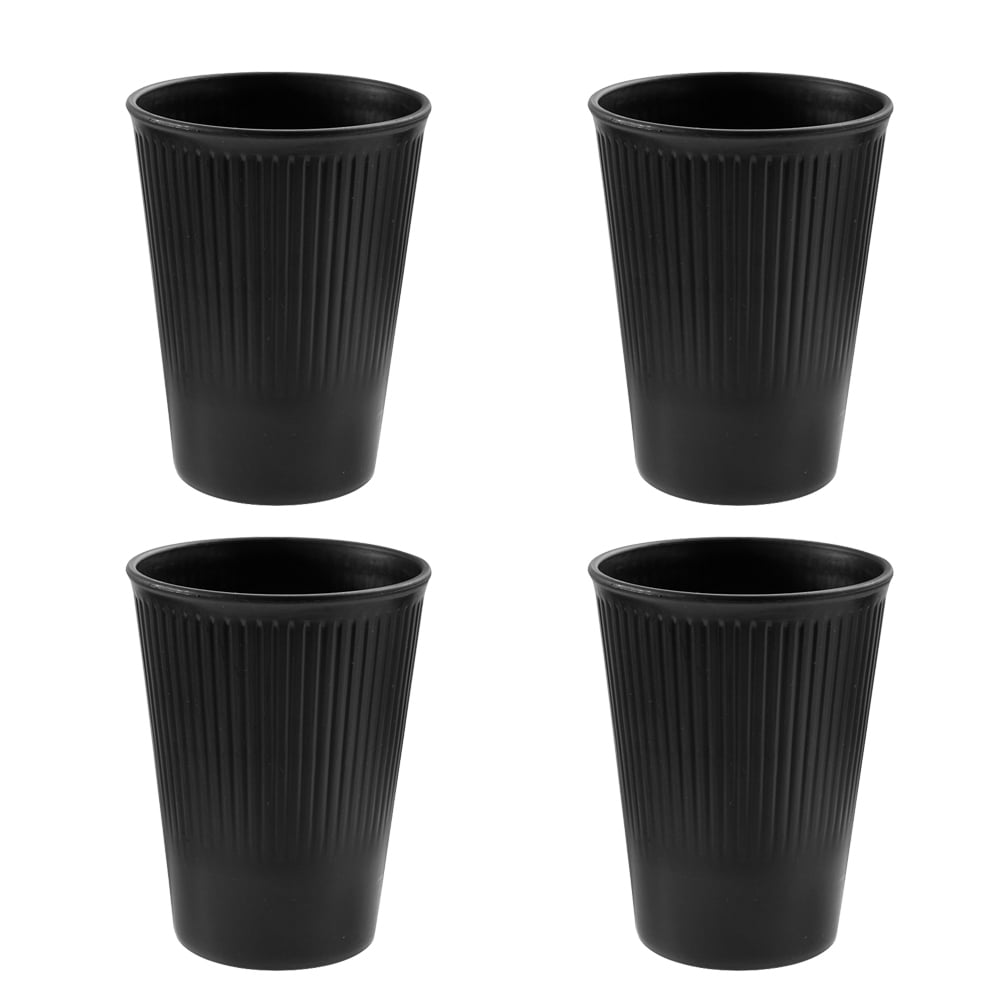 RUseeN Wheat Straw Cups 4 Pcs 16 OZ Plastic Cups, Unbreakable Drinking ...