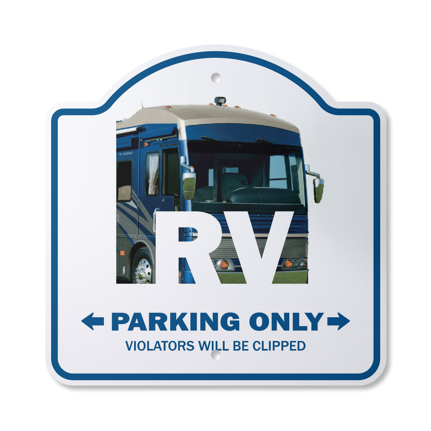 RV 12" X 12" Sign | Indoor/Outdoor Plastic | SignMission Designer ...