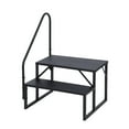 RV 2-Step with Handrail, 440 Lbs Max Capacity Hot Tub Steps Metal ...
