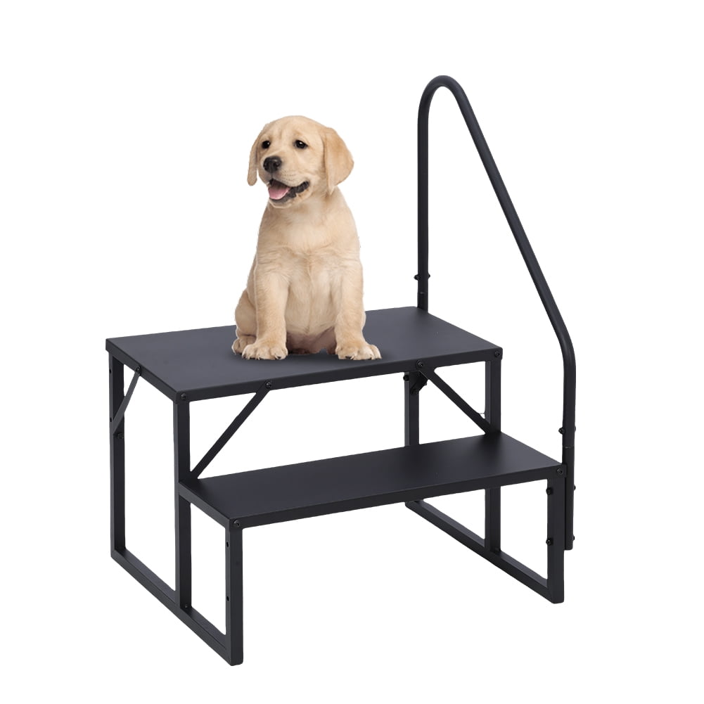 RV 2with Handrail,Tub Steps Metal, Portable Stairs for RV, Mobile ...