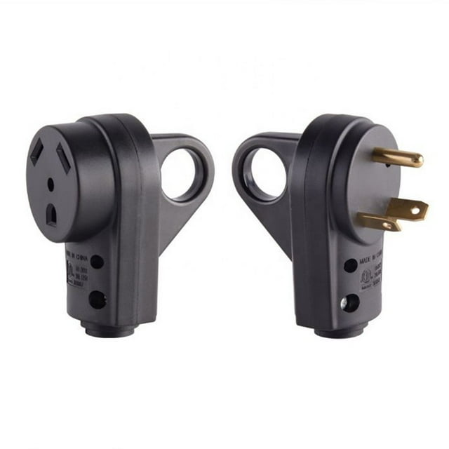 RV 30 AMP Receptacle Plug Male&Female Power Cord End Replacement ...