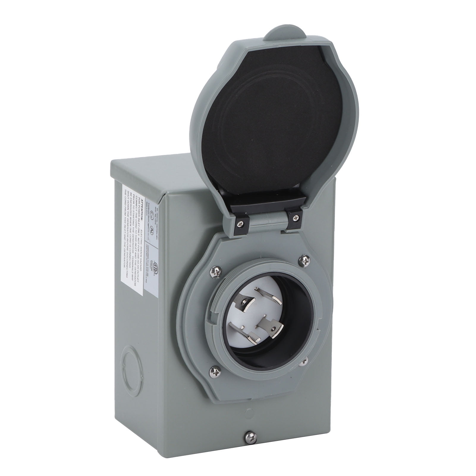 RV 30A Generator Power Inlet Box 4 Core Interface Weatherproof Anti ...