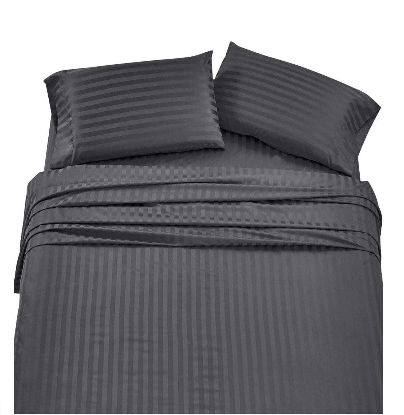 RV 42x80 Sheets easy to fit in RV-mattress upto 15 Inch Stripe Grey ...