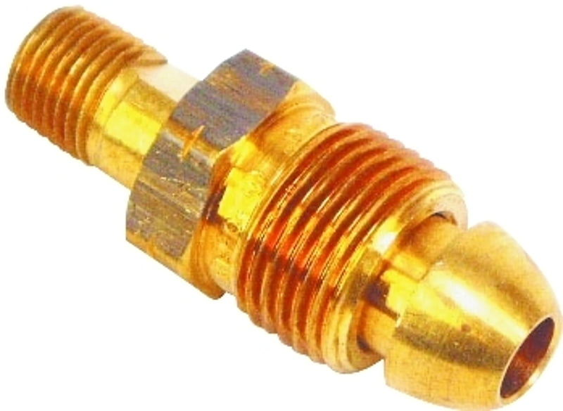 US Hardware RV-443C Propane Adapter Fitting, 1/4 in POL x MPT, Brass ...