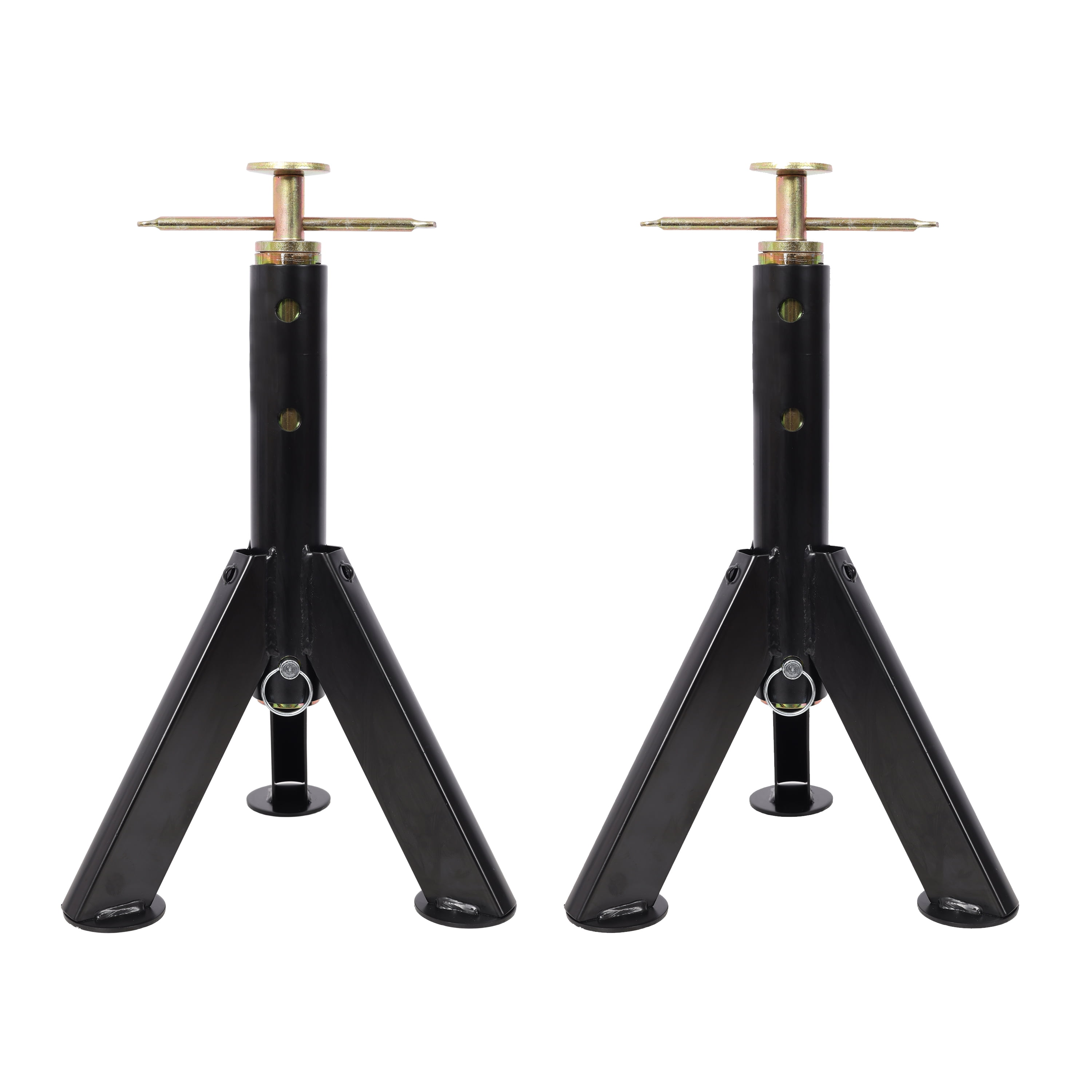RV Adjustable Telescoping Stabilizer Jack Stand, Supports Stabilizer ...
