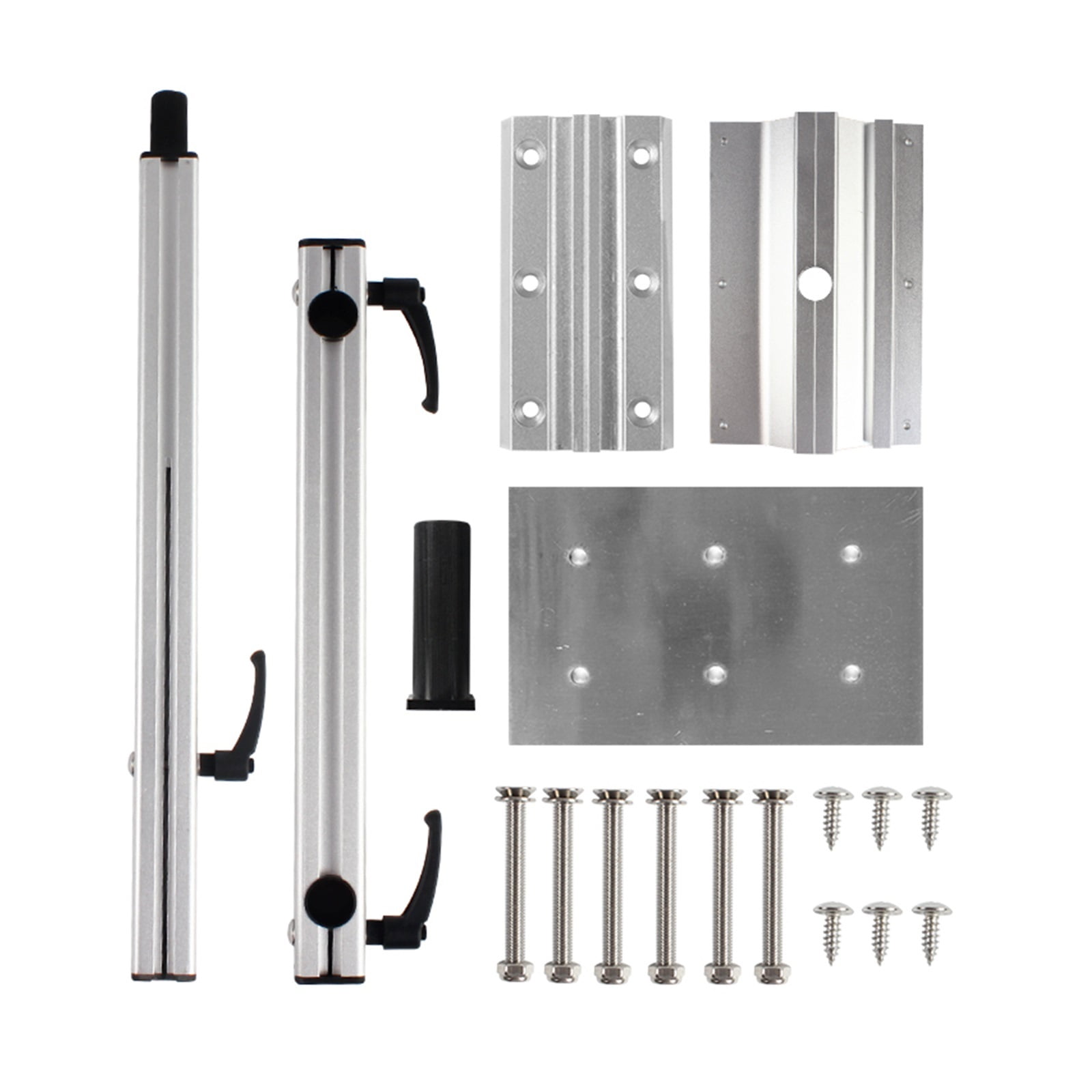 RV Aluminum Alloy Table Leg Adjustable Swivel Folding Furniture Legs ...