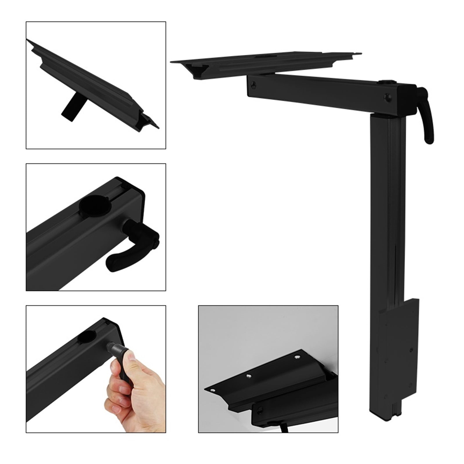 RV Aluminum Alloy Table Leg Adjustable Swivel Folding Furniture Legs ...