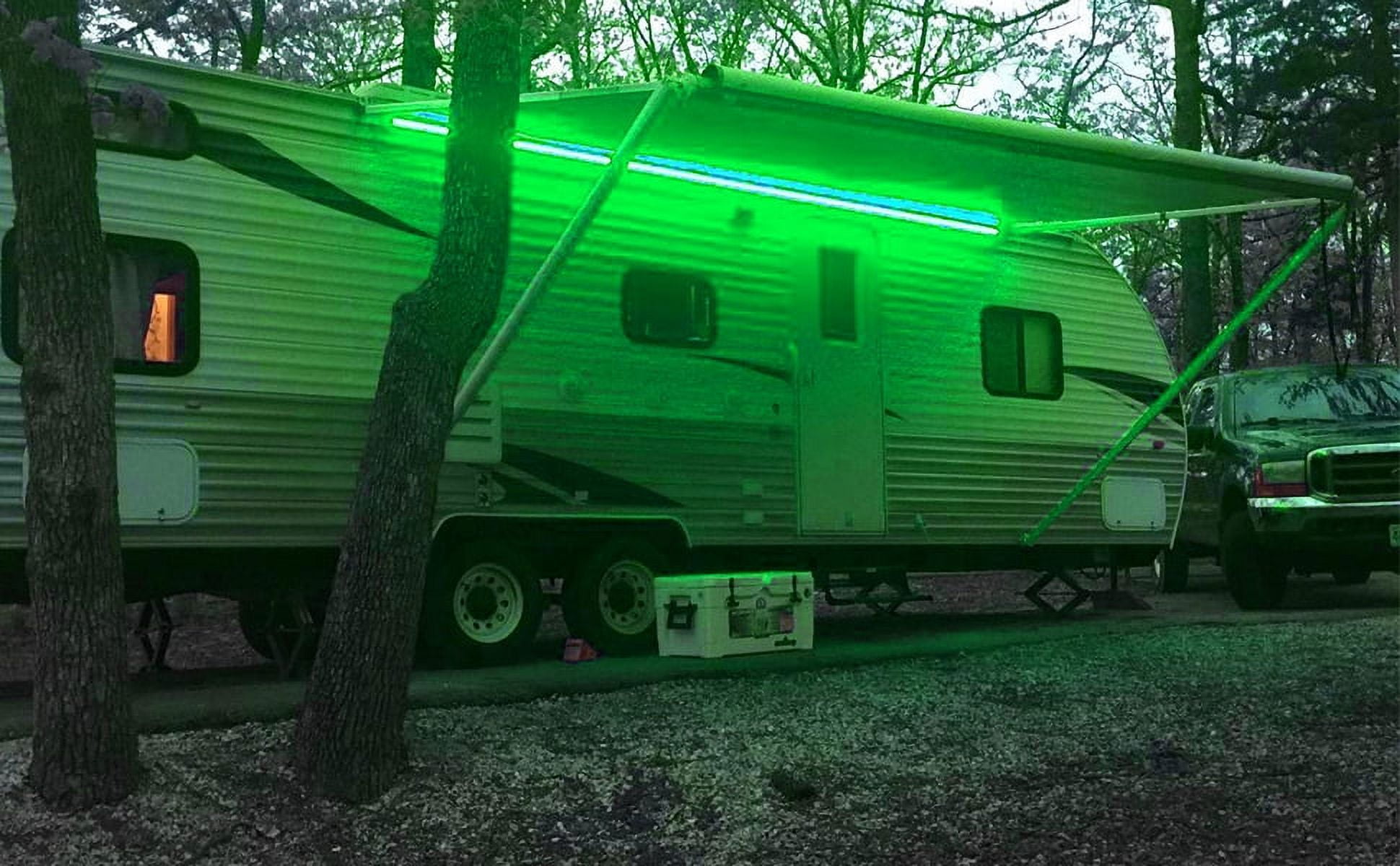 RV Awning Lights, 12V 16.4FT RV Camping Awning Lights, Motorhome Travel ...
