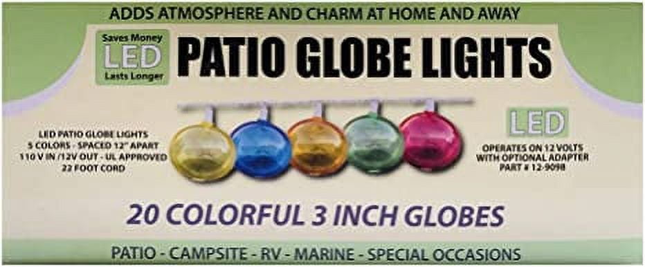 UL Approved LED RV Awning Patio Globe Lights for Outdoor, Indoor, Porch ...