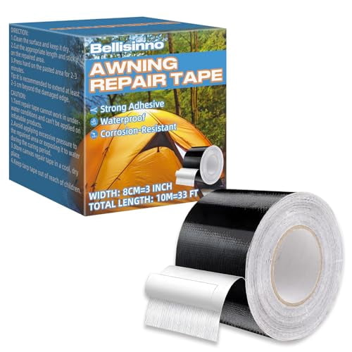 RV Awning Repair Tape, Waterproof Tent Repair Tape, Outdoor Repair Tape ...