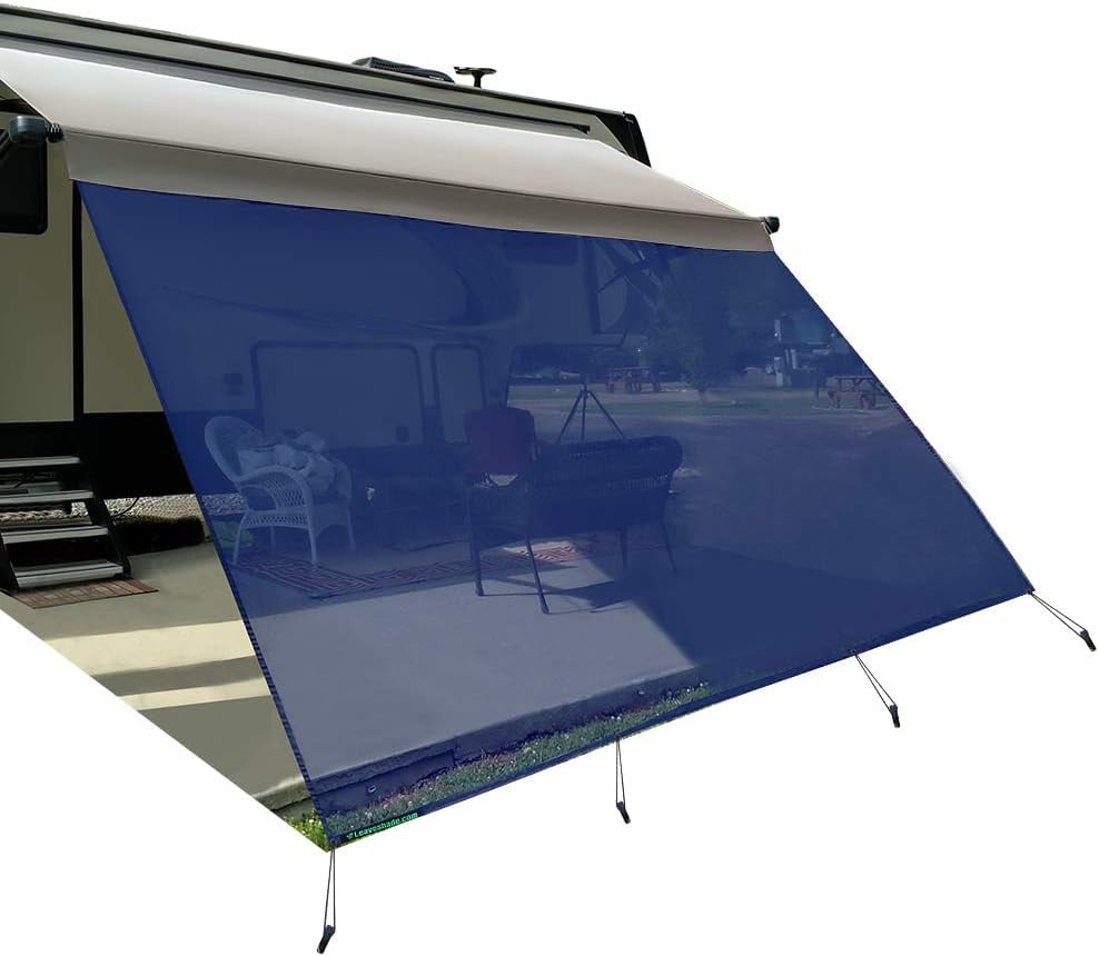 RV Awning SunShade Screen Mesh Sun shade Block Patio Front Sun Light ...