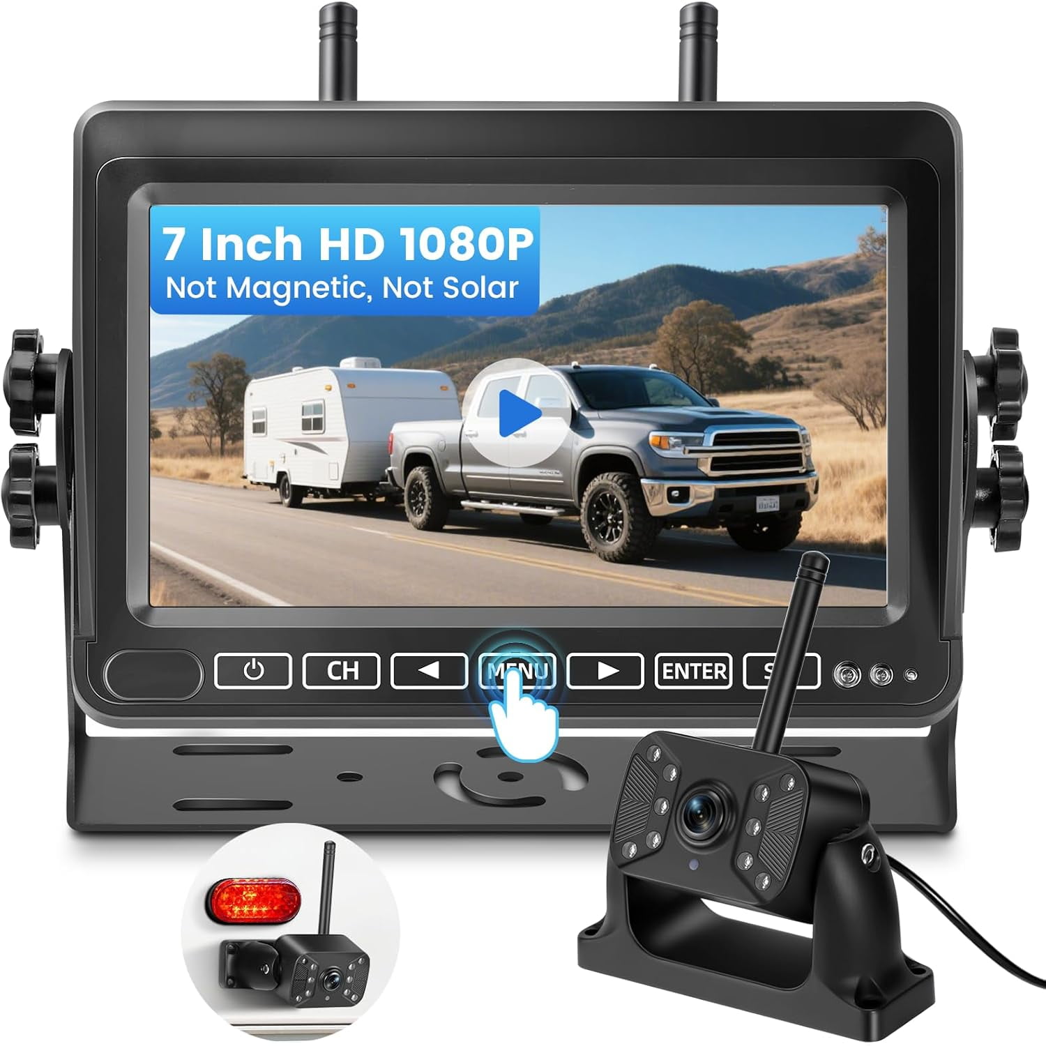 RV Backup Camera Wireless Plug & Play for Furrion Pre-Wired RVs - 7 ...