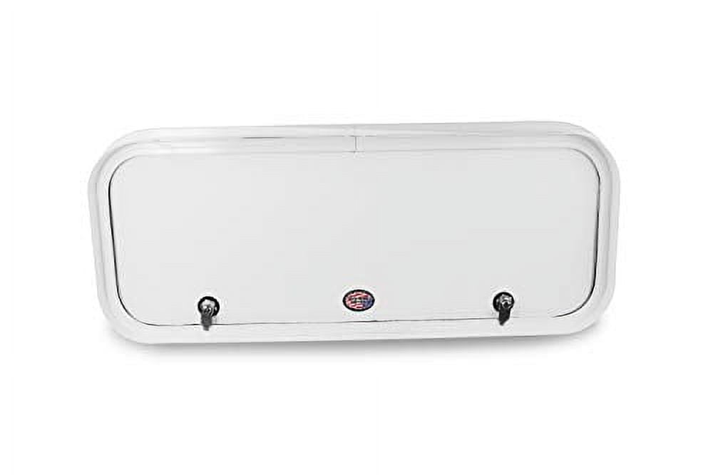 RV Baggage Door 20" Wide X 12" High with Rounded Corners and Thumblocks ...
