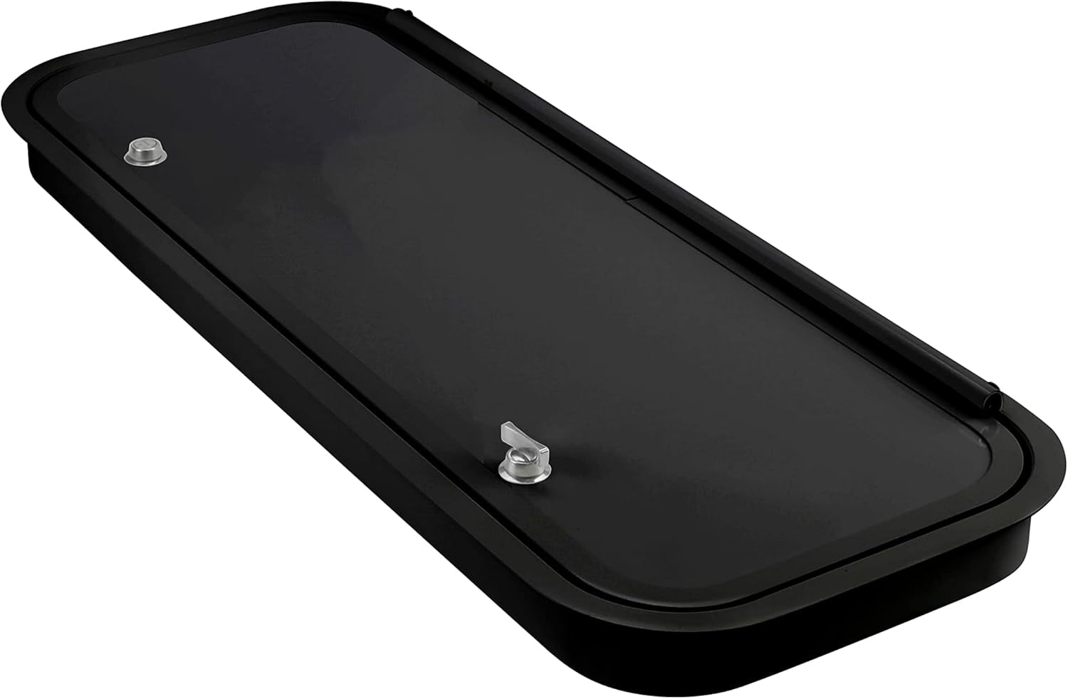 RV Baggage Door 30" Wide X 14" High with Rounded Corners and Thumblocks for RV's- Compartment ...