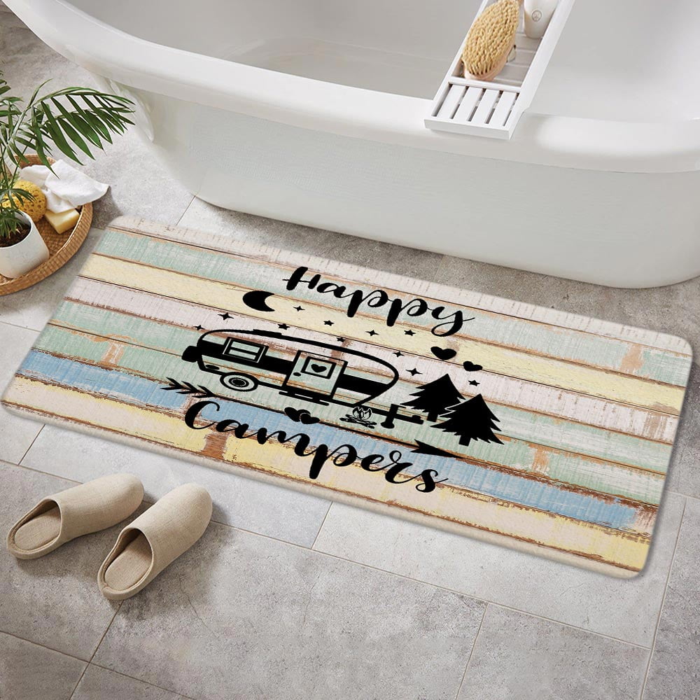 RV Bathroom Rugs, Camper Bath Rug, Contour Mat and Toilet Seat Cover ...