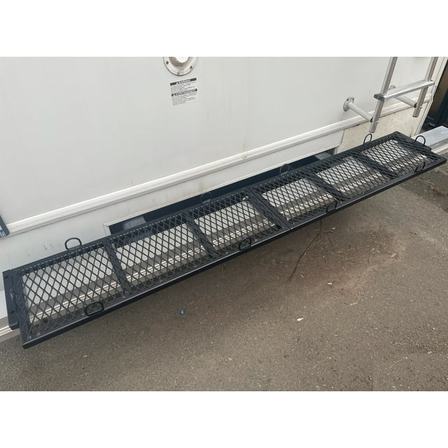 RV Bumper Storage Rack Heavy Duty Steel with Rugged Truck Bed Finish 60 ...