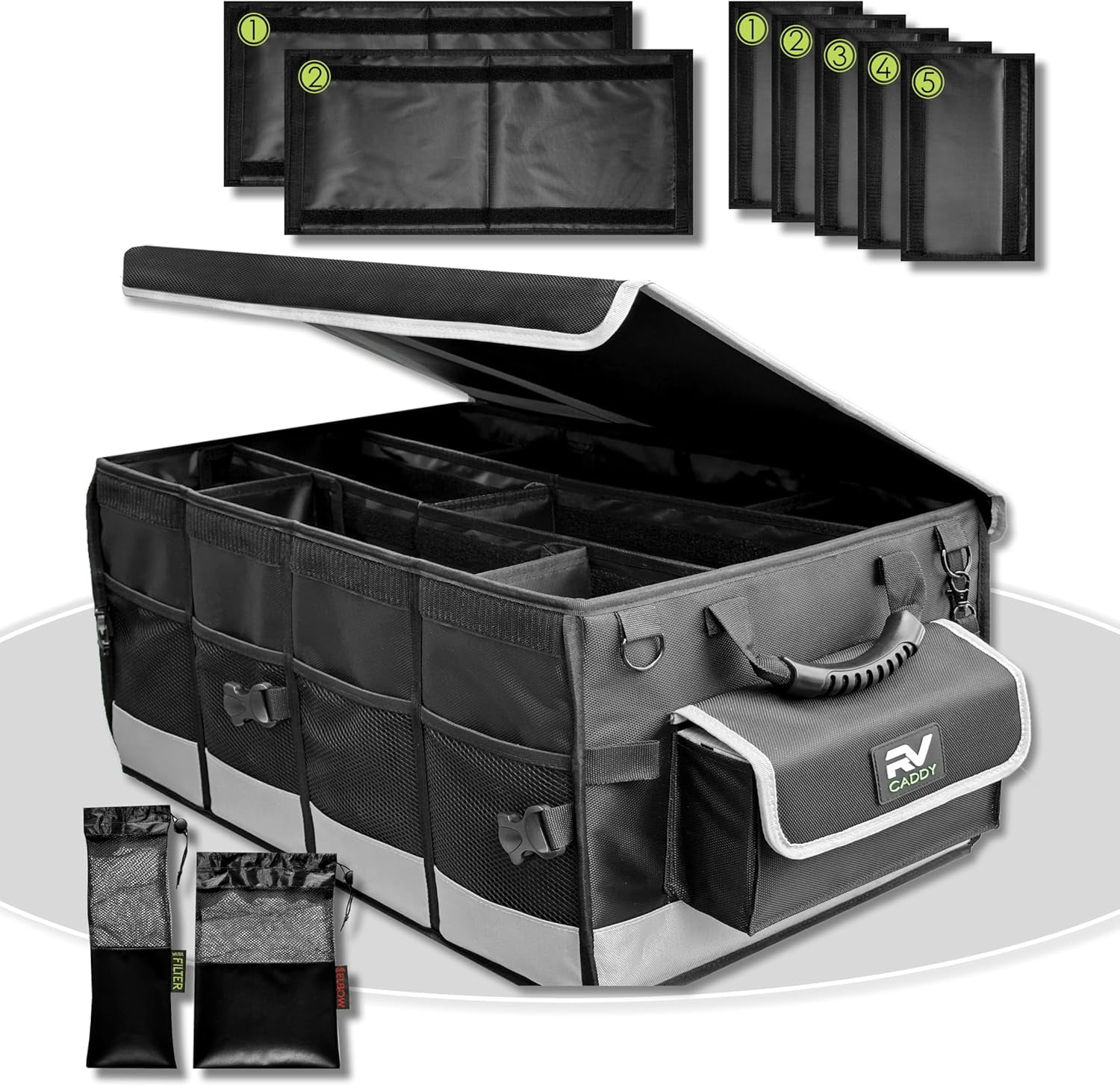 RV Caddy, RV Accessories Organizer, Collapsible, Waterproof and Strong ...